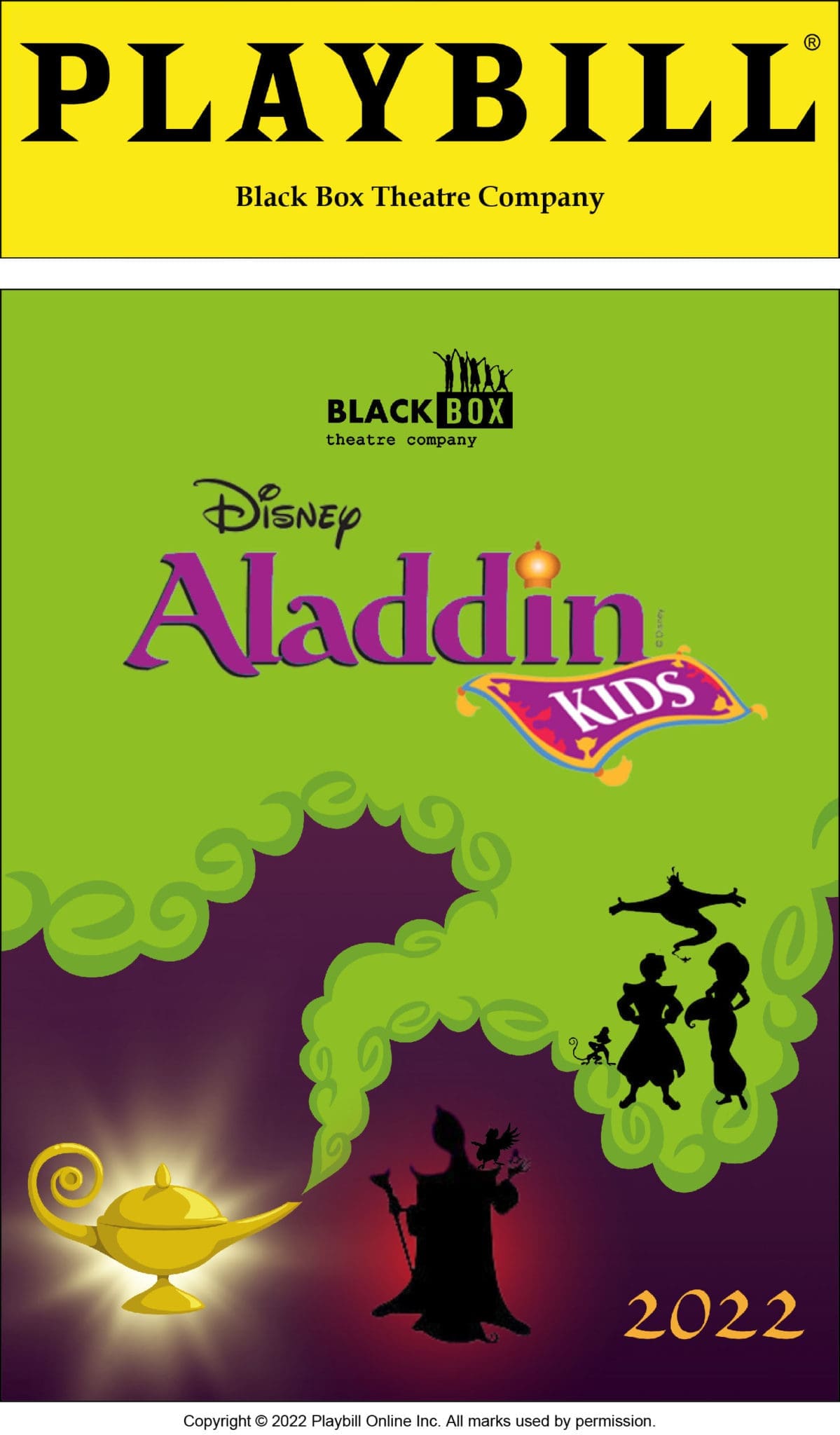 Recent Show Playbills - Black Box Theatre Company